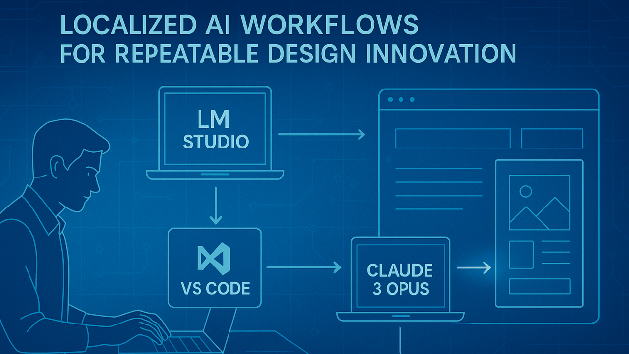 Localized AI Workflows for Repeatable Design Innovation